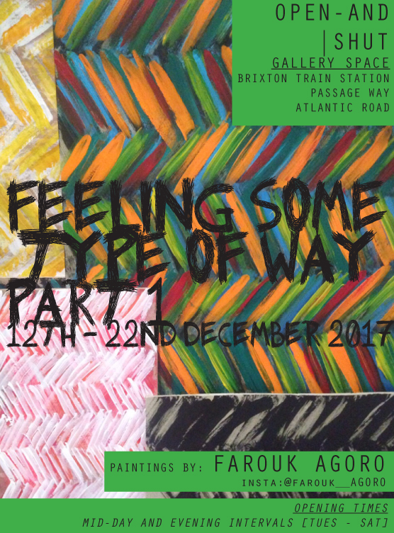 FAROUK AGORO — OPEN AND SHUT GALLERY